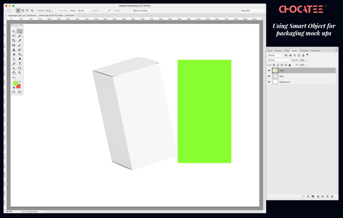 How to use Smart Object in Photoshop. – Chocatee